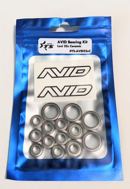 Track Star / AVID Ceramic Bearing Set - Losi 22s (14pc) – Track Star R/C